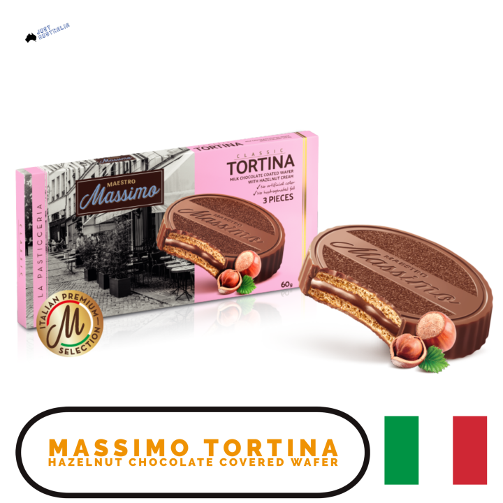 Massimo Tortina Hazelnut Chocolate Wafer | Lazada PH