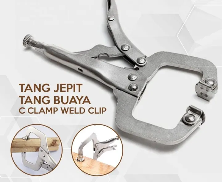 WIPRO Locking Plier 8 Inch / Tang Bais / Tang Jepit / Tang Buaya Catok ...