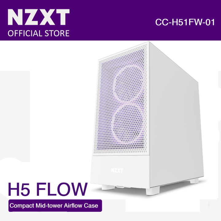 NZXT H5 Flow Compact Mid-tower Airflow Case | Lazada PH