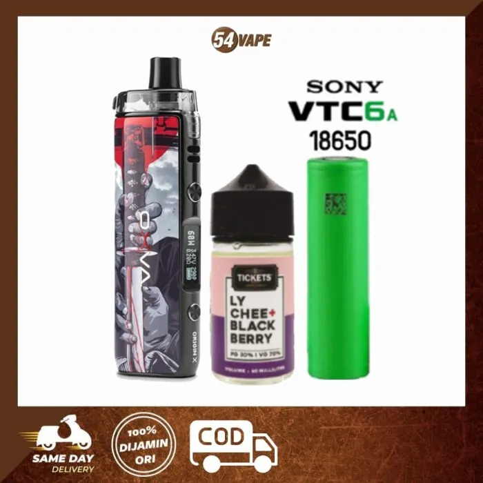 Oxva Origin x Pod mod kit Set with battery and Liquid 60ml Authentic ...