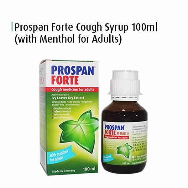 [Prospan Forte Cough Syrup 100ml (Menthol)] - Unique Ivy Extract EA 575 ...