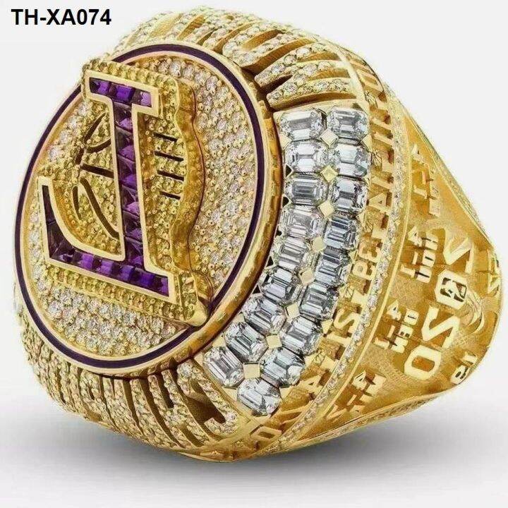 แหวนแชมป์ NBA 2020 Lakers Flip Warriors Ring ชุดแหวนบาสเก็ตบอลแบบกำหนด ...