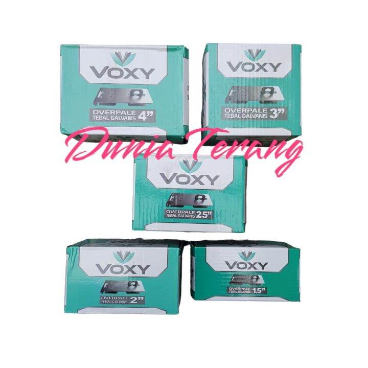 1 KOTAK / 24 PASANG - Overpale VOXY 1.5'' 2" 2.5'' 3'' 4'' Tebal ...