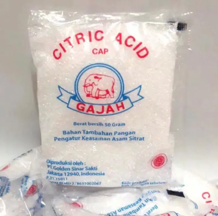 Citrun Acid Gajah 50gr isi 5 sachet Sitrun | Lazada Indonesia