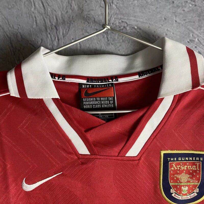 96/97 Arsenal Home Jersey ฟุตบอล Retro เกรด: AAA + เสื้อ S-XXL | Lazada ...