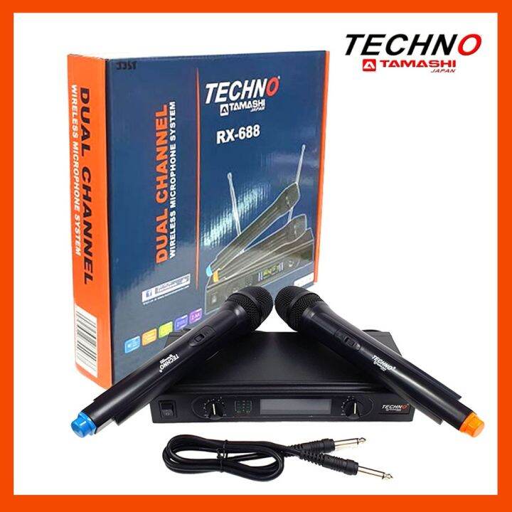 ORIGINAL TECHNO TAMASHI MADE in JAPAN WIRELESS MICROPHONE RX-688 for ...