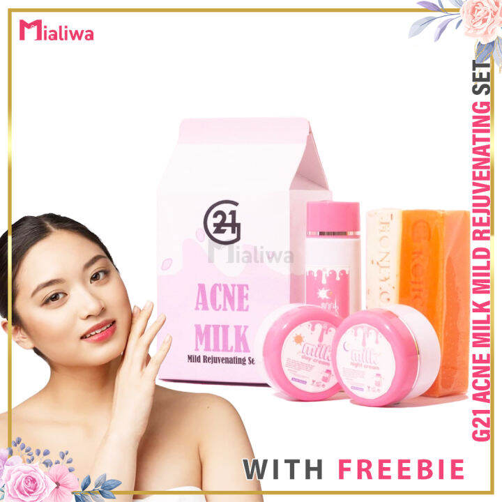 G21 Acne Milk Mild Rejuvenating Set Swipe Right Rejuvenating Kit ...