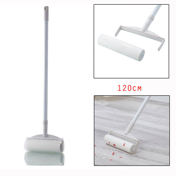 STICKY ROLLERMOP 002- Long Handle Adjustable Tear-off Sticky Paper ...