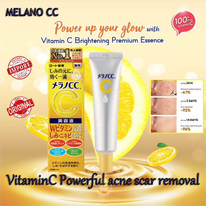 Japan ORIGINAL Rohto Melano CC 20ML VitaminC Brightening Essence ... Japan ORIGINAL Rohto Melano CC 20ML VitaminC Brightening Essence ...