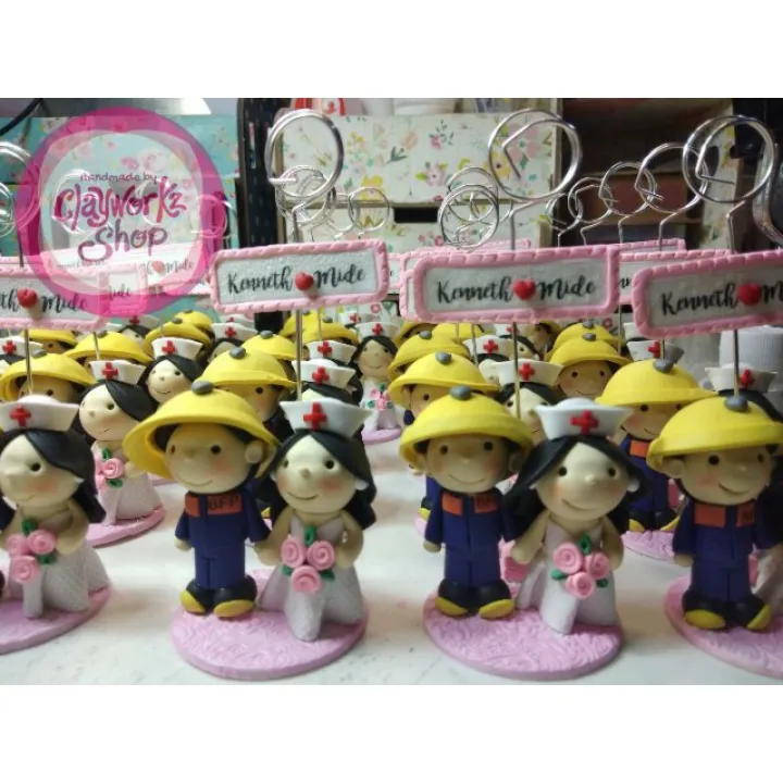 Wedding BFP Groom Nurse Bride mini Photo holders Souvenirs Give Aways ...