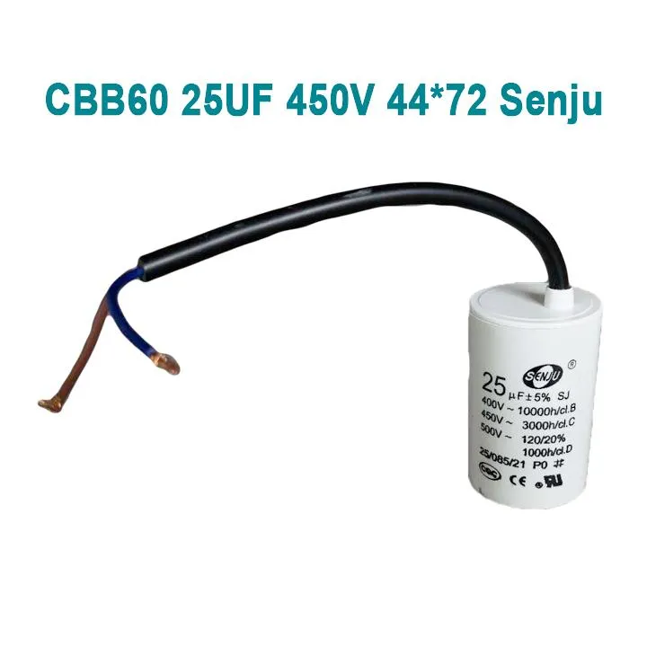 CBB60 Motor Running Capacitor 450VAC 4uf to 60uf for Washing Machine ...