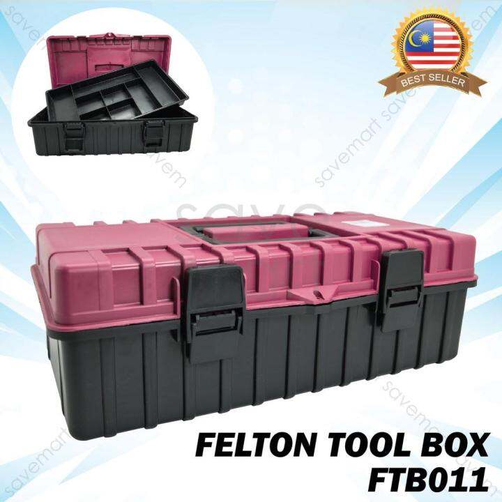 PVC Tool Box Multipurpose Two Layer Tool Storage Box | Lazada