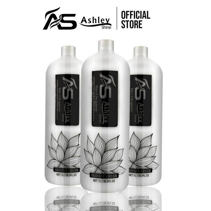 Ashley Shine Bio-Organic Oxidizing Cream for Hair Coloring And Bleaching 1000ml | Lazada PH