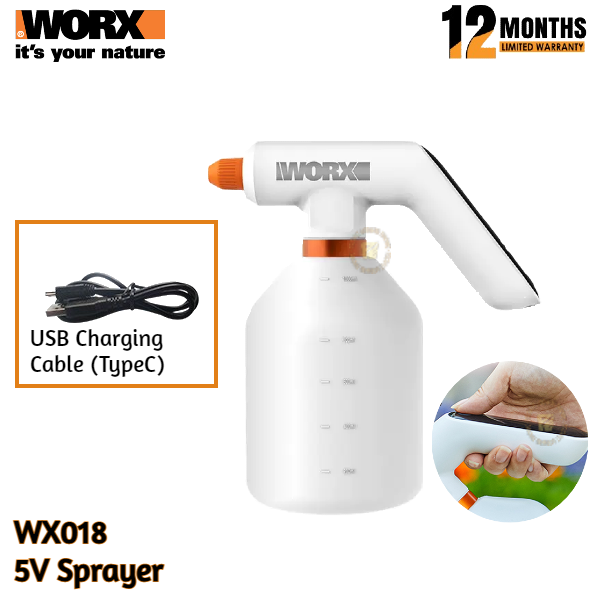 WORX WX018 5V Sprayer - 1000ml | Lazada