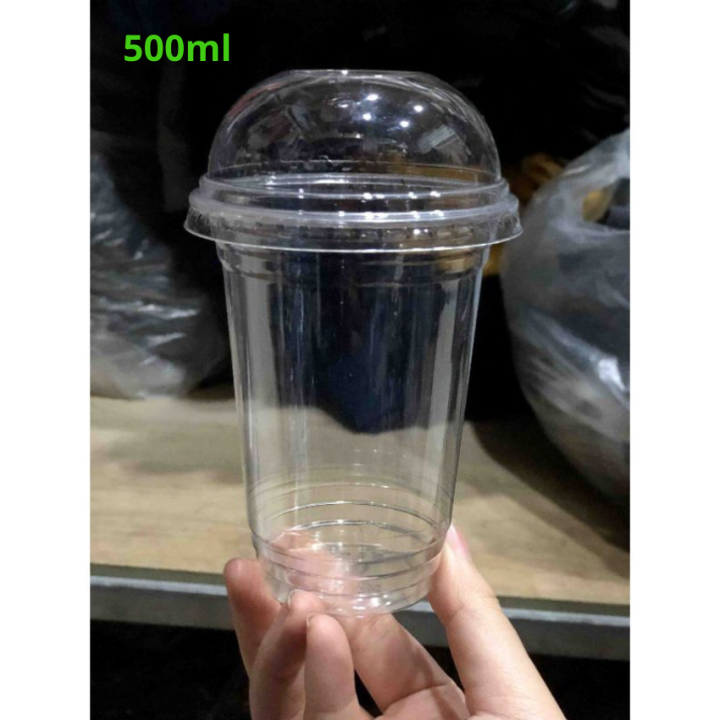 50 Ly nhựa PP Trơn Trong Suốt 360ml 500ml, 650ml, 700ml loại tốt dẻo dai chịu nhiệt | Lazada.vn
