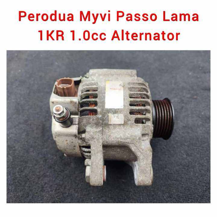 Perodua Myvi Lama Passo 1.0cc Denso Alternator / Alternators ( 6PK ) For Engine 1KR | Lazada