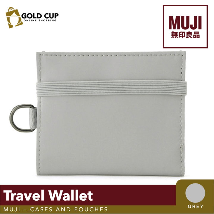 MUJI Travel Wallet Gray (Cases and Pouches) | Lazada PH