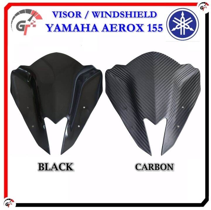 VISOR AEROX 155 WINDSHIELD WIND SHIELD AEROX155 YAMAHA | Lazada Indonesia