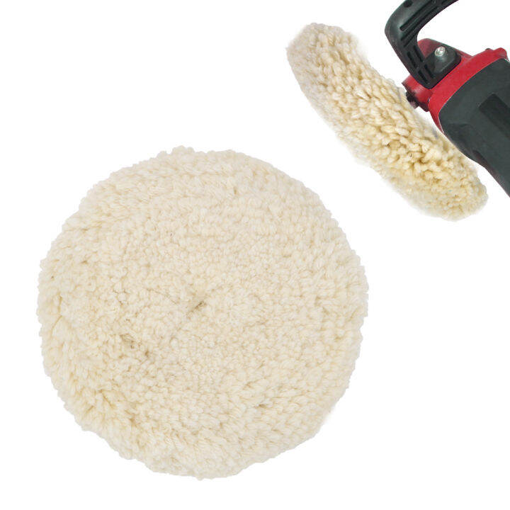 Buffing Wool Pad Car Polishing Pad Car Maintenance Polisher 6 Inch ...