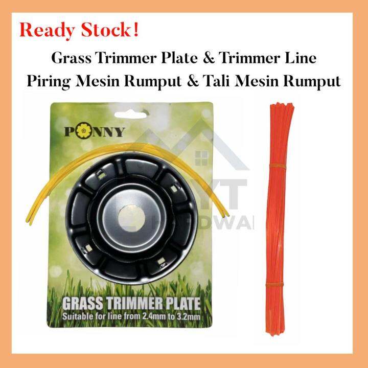 [READY STOCK] Grass Cutter Disc Grass Trimmer Plate Trimmer Line Piring ...