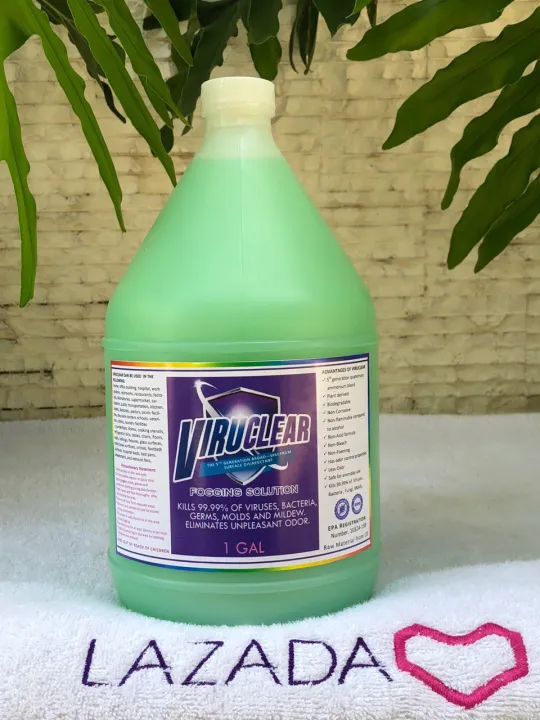 FOGGING SOLUTION disinfects, sanitizer kills virus, germs, molds and ...