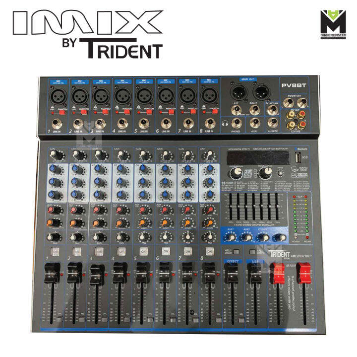 Trident PV8BT 8 Channel Passive Mixer | Lazada PH