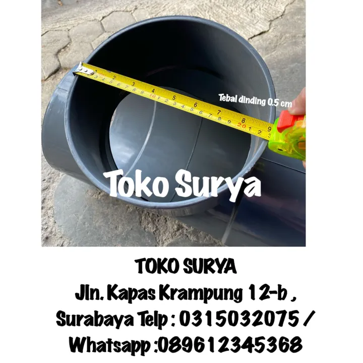 tee 8" Maspion / sambungan pipa pvc 8" / tee pvc 8" | Lazada Indonesia