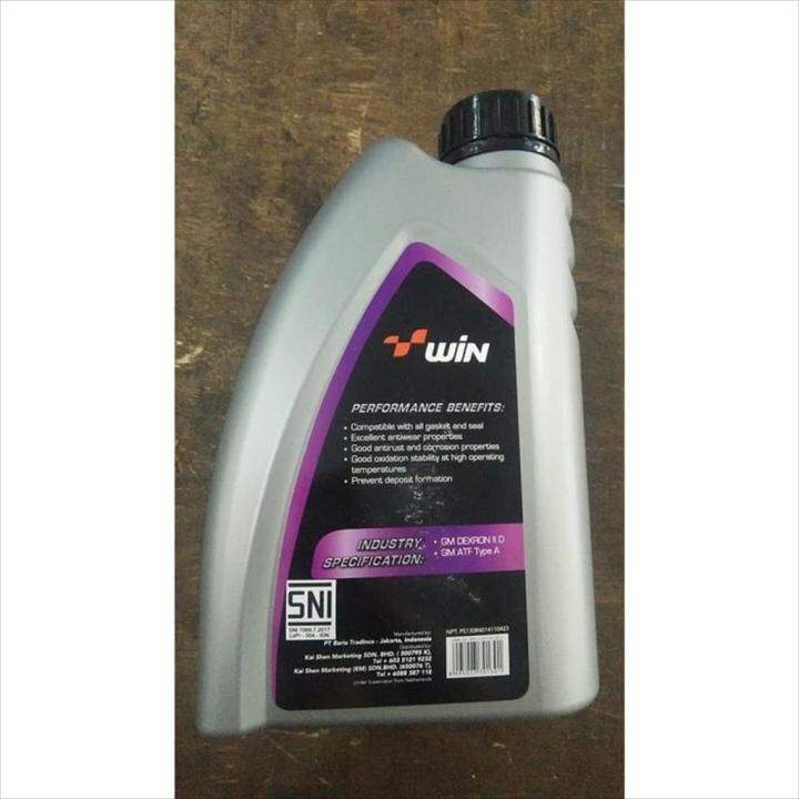 Oli ATF Power Steering Transmisi Matic WIN Dexron IID 2D 1 Liter ...