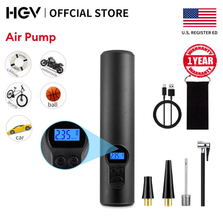 HGV [PH Shipping] Portable Car Air Pump with LED Digital Display 12V ...