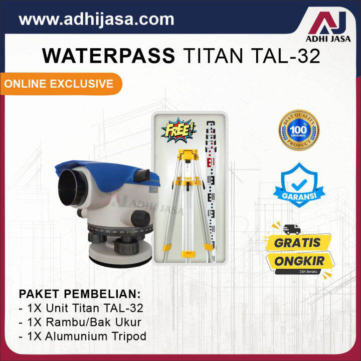 Automatic Level Waterpass Titan TAL-32 Baru Bergaransi | Lazada Indonesia
