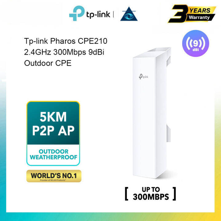 TP-Link Pharos CPE210 CPE510 2.4GHz 5GHz 300Mbps 9dBi 13dBi Outdoor CPE ...