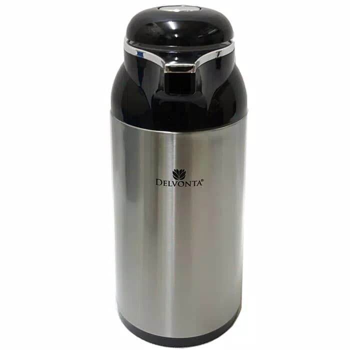 Termos Air Panas Delvonta / Vacuum Jug HS Delvonta 1 L Stainless Steel(G9I6) termos air terbaru ...