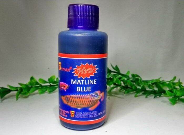 NEW MATLINE BLUE / OBAT BIRU UNTUK SEMUA JENIS IKAN / ISI 120 ML ...