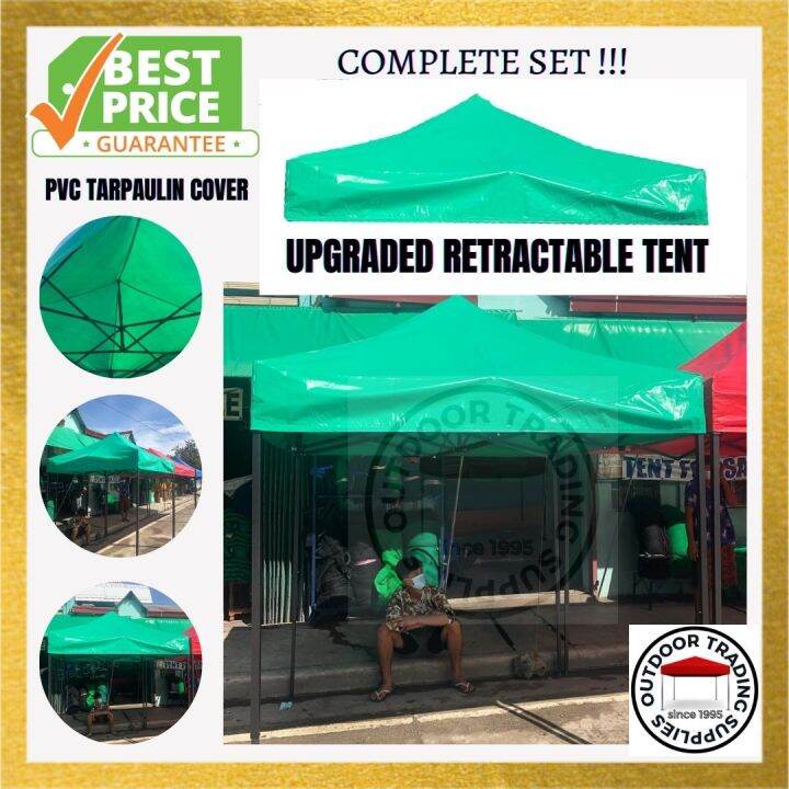 [COMPLETE SET / FRAME INCLUDED] 2m x 2m Retractable tent "UPGRADED ...