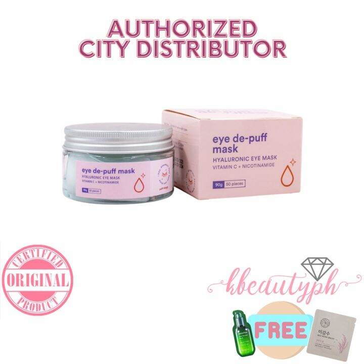 Puff Bloom Eye De-Puff Mask Hyaluronic Eye Mask with Vitamin C ...