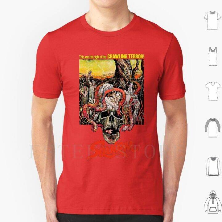 Squirm 1976 Poster T Shirt Cotton Men DIY Print Cult Classic Horror ...