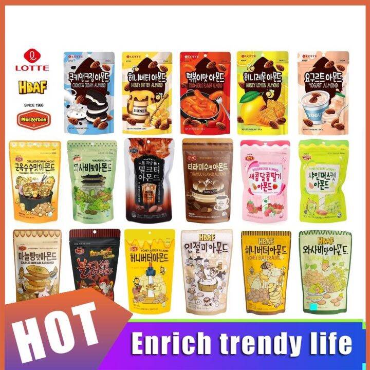 HBAF/Murgerbon/Lotte Honey Butter Wasabi Injeolmi Strawberry Muscat Hot ...