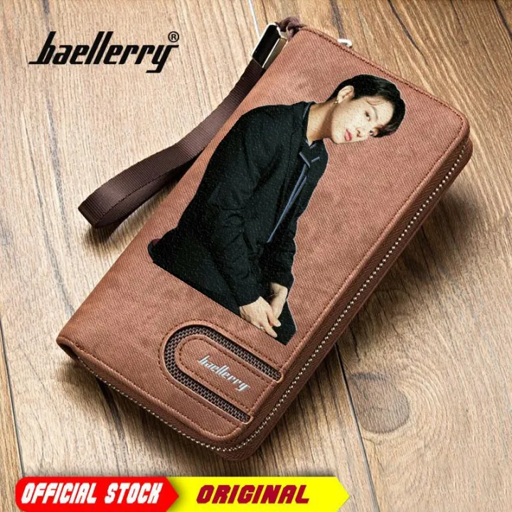 Baellerry wallet BTS Long wallet design printed wallet Women Men Wallet ...