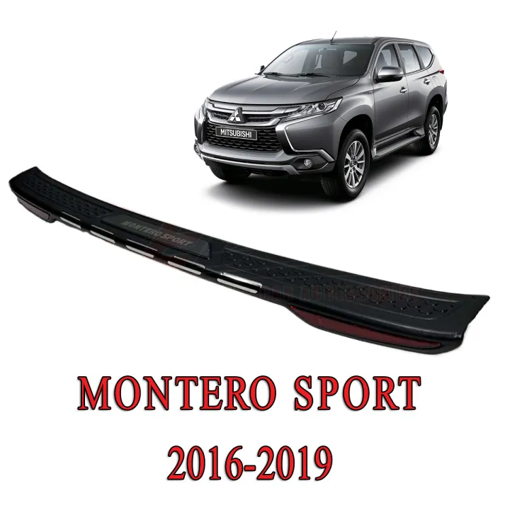 Mitsubishi MONTERO SPORT 2016-2019 Rear Stepsill Trim & reflector Rear ...