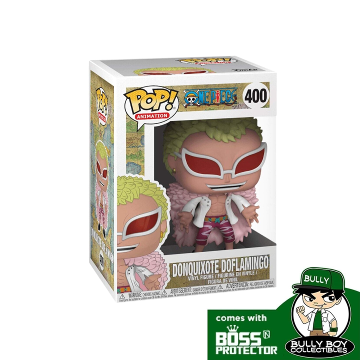 Funko POP! Animation: One Piece - Donquixote Doflamingo 400 With Boss ...