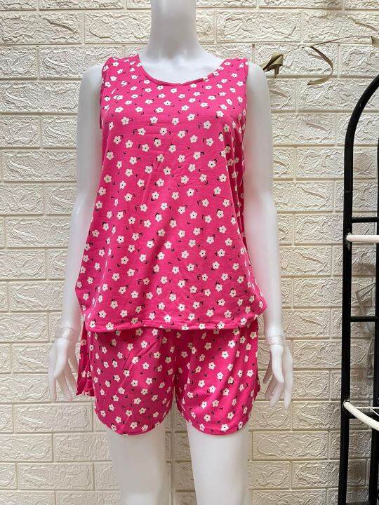 Sexy Terno Short / Pambahay Terno M-XL sando coords summer printed ...