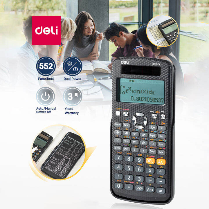 img Deli 552 Functions Calculator Display Students Financial Business ...