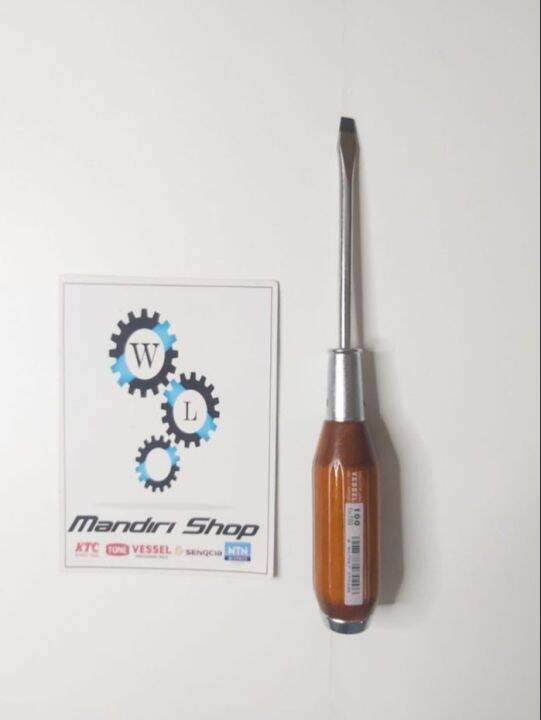 Obeng Vessel Powerful Tang-Thru Screwdriver Tipe 100 -6x100 | Lazada ...