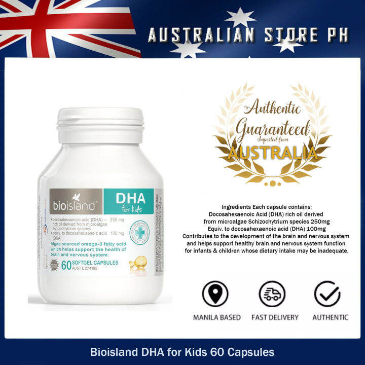 Bioisland DHA for Kids 60 Capsules | Lazada PH