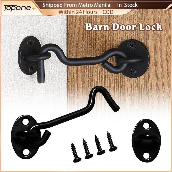 M Household Barn Door Latch Door Lock Sliding Door Lock Eye Latch Hook ...