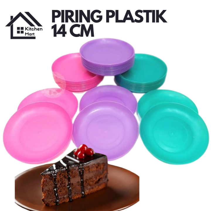 Piring Plastik Sapstar 6 inch Ceper Piring Snack Lepek Plastik Warna ...