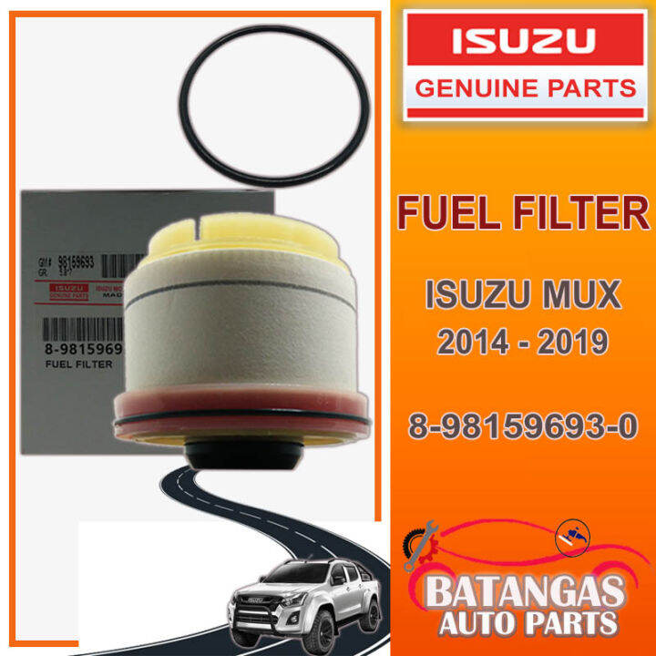 Isuzu Genuine Fuel Filter Isuzu MU-X 2014 - 2019 8-98159693-0 | Lazada PH