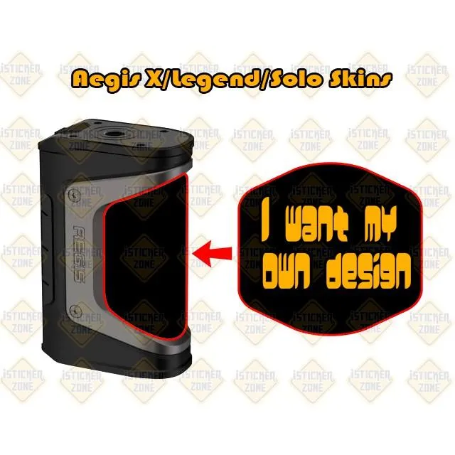 ☑ Aegis Max X Legend 1 2 Solo1 2 and Boost Plus/Pro Customized Skins ...