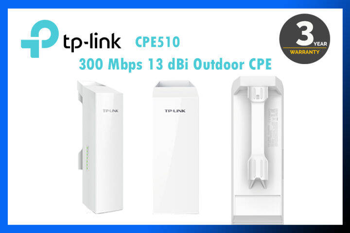 TP-LINK CPE510 ตัวกระจายสัญญาณ WIFI 5GHz ระยะไกลแบบ Outdoor | Lazada.co.th
