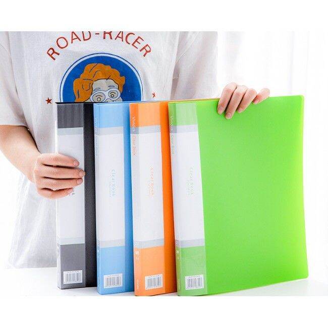 60 Pockets to 120 Pages each Clear Book Non-Refillable Presentation ...